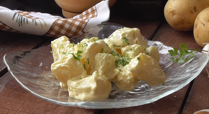 Receta de tapa de patatas alioli